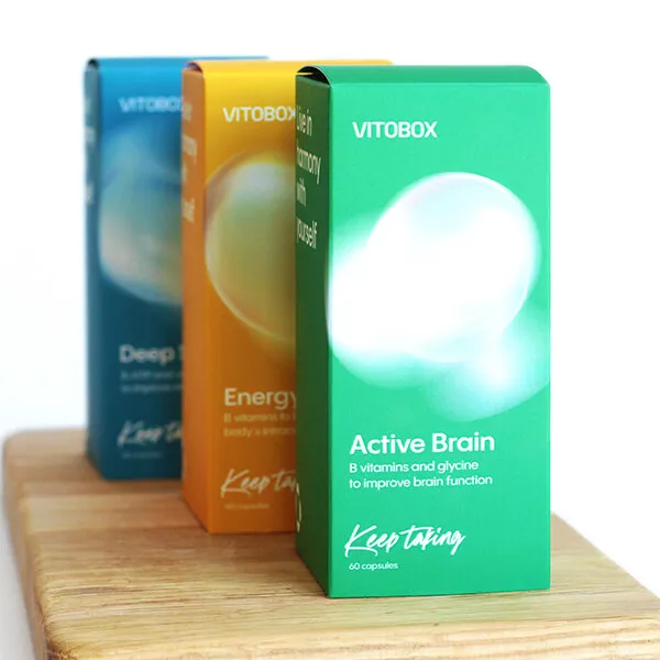 Упаковка для "VITOBOX". Печать в МДМпринт