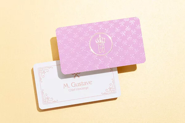 Визитки "M.Gustave". Печать в МДМпринт